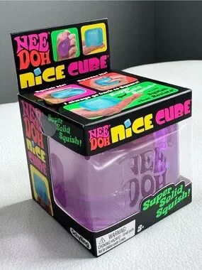 Schylling | Toys | Ships Today Needoh Nice Cube Purple Squishy Fidget ...